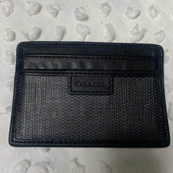 Coach | Bags | Coach Card Case Leather Authentic | Poshmark
